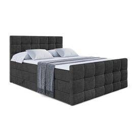 BOXSPRINGBETT APO-Z KING - 140 x 200 - H3/H4 - Schwarz