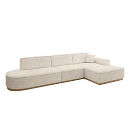 ECKSOFA Ottomane Rechts IREA-L2-v2 - 327x165x80 cm Beige