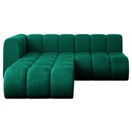 ECKSOFA modulares Sofa Darnel-L1 - 205x177x70 cm Gr&uuml;n