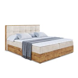 BOXBETT mit Matratze H4 und Lattenrost - LOLLI7 - 140x200 - Beige
