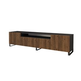 LOWBOARD ZENO-S 200x53x41 cm -Schwarz / Katania