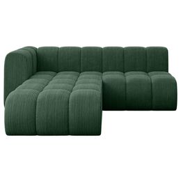 ECKSOFA modulares Sofa Darnel-L1 - 205x177x70 cm Gr&uuml;n