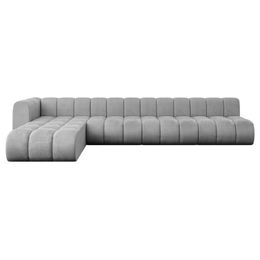 ECKSOFA modulares Sofa Darnel-L3 - 387x177x70 cm Grau