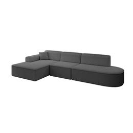 ECKSOFA Ottomane Links IREA-L2-v3 - 327x165x77 cm Grau