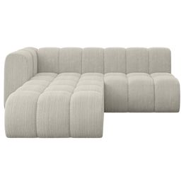 ECKSOFA modulares Sofa Darnel-L1 - 205x177x70 cm Creme