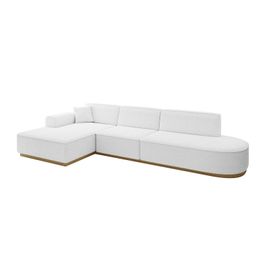 ECKSOFA Ottomane Links IREA-L2-v2 - 327x165x80 cm Wei&szlig;
