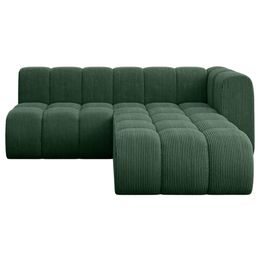 ECKSOFA modulares Sofa Darnel-L1 - 205x177x70 cm Gr&uuml;n