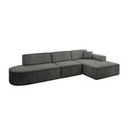 ECKSOFA Ottomane Rechts IREA-L2-v3 - 327x165x77 cm Ecru