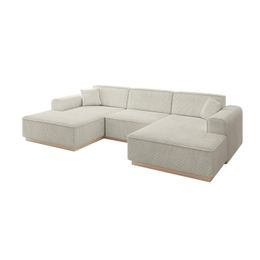 WOHNLANDSCHAFT IREA-U1 - 301x165x80 cm Creme