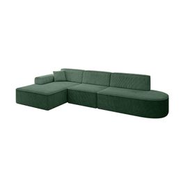 ECKSOFA Ottomane Links IREA-L2-v3 - 327x165x77 cm Gr&uuml;n