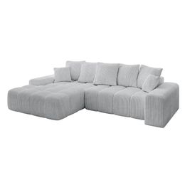ECKSOFA Ottomane Links ENSI-L - 267x164x69 cm Grau