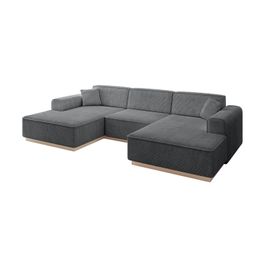 WOHNLANDSCHAFT IREA-U1 - 301x165x80 cm Duneklgrau