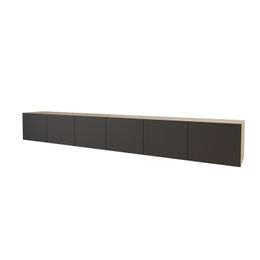 LOWBOARD ELIO-W 3x100x40x40 cm - Artisan / Schwarz