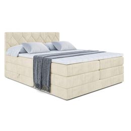 BOXSPRINGBETT CATOR KING - 180x200 - H3/H4 - Beige