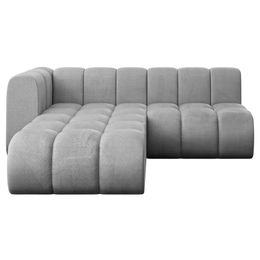 ECKSOFA modulares Sofa Darnel-L1 - 205x177x70 cm Grau