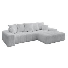 ECKSOFA Ottomane Rechts ENSI-L - 267x164x69 cm Grau