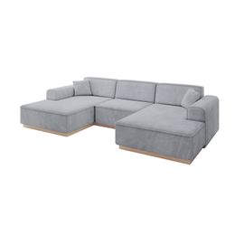 WOHNLANDSCHAFT IREA-U1 - 301x165x80 cm Grau