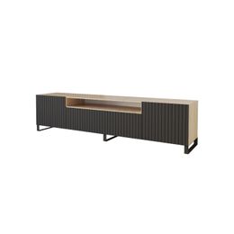 LOWBOARD KITO-S 200x53x41 cm - Artisan / Schwarz