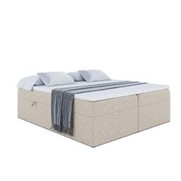 BOXBETT mit H4-Matratze und Lattenrost - MARCE BW - 140x200 Beige