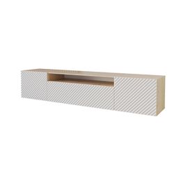 LOWBOARD ZENO-W 200x40x41 cm - Artisan / Wei&szlig;