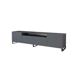 LOWBOARD ELIO-S 200x53x41 cm - Graphit