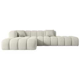 ECKSOFA Ottomane Links OLEA-L2 - 289x176x71 cm Creme