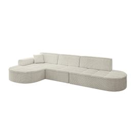 ECKSOFA Ottomane Links TARO-L2 - 328x171x79,5 cm Creme