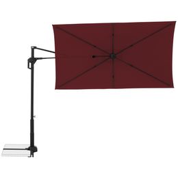 Doppler Ampelschirm Active City Bordeaux/Schwarz ca. 240x135cm