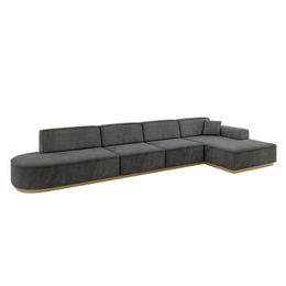 ECKSOFA Ottomane Rechts IREA-L3-v2 - 412x165x80 cm Ecru