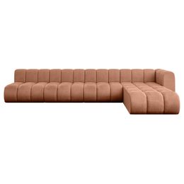 ECKSOFA modulares Sofa Darnel-L3 - 387x177x70 cm Apricot
