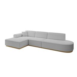 ECKSOFA Ottomane Links IREA-L2-v2 - 327x165x80 cm Hellgrau