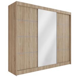 KLEIDERSCHRANK PAOKI - 250 cm - Sonoma Eiche