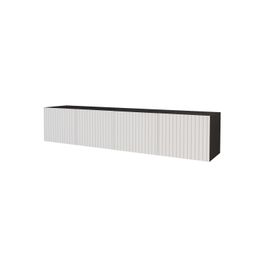 LOWBOARD KITO-W 2x100x40x40 cm - Schwarz / Wei&szlig;