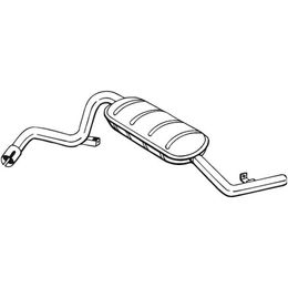 BOSAL Endschalld&auml;mpfer 148881 f&uuml;r LADA
