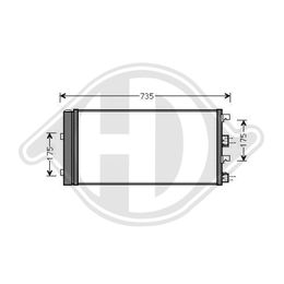 DIEDERICHS Kondensator, Klimaanlage dcc1617 f&uuml;r RENAULT