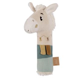 babyFEHN Greifspielzeug FEHN "Pferdinand, Stabgreifling Pferd", creme, t&uuml;rkis, Greifspielzeug, KinderB:7,9cm H:17,5cm, Baumwolle, Jersey, Nicki, Pl&uuml;sch, B:7,9cm H:17,5cm