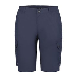 Cargobermudas Icepeak "H CARGOBERMUDA ANZIO", Herren, Gr. 58, N-Gr, blau (dunkelblau), Obermaterial: 100% Polyamid, Hosen, mit mehreren Taschen, mit Hosenschlitz mit Rei&szlig;verschluss und Knopf
