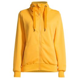 Sweatjacke SALZHAUT "Sweatjacke &Ouml;LLERN", Damen, Gr. S, gelb (sun), Obermaterial: 80% Baumwolle CO. 20% Polyester PES., Sweatjacken Sweatjacke