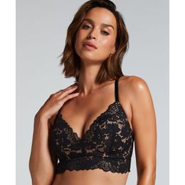 Hunkem&ouml;ller B&uuml;gelloser BH HUNKEM&Ouml;LLER "Gepolsterter b&uuml;gelloser BH Andrea", Damen, Gr. 75C, Cup C, schwarz, 75% Polyamid, 18% Polyester, 7% Elasthan, BHs
