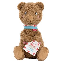 babyFEHN Kuscheltier FEHN "FredErik, B&auml;r Hello little One", braun, Pl&uuml;schfiguren, KinderB:11cm H:28cm T:9,1cm, Pl&uuml;sch, Kuscheltier, B:11cm H:28cm T:9,1cm