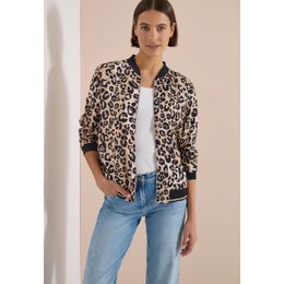 Langarmbluse Cecil, Damen, Gr. XL (44), urban taupe, Stoff, 100% Viskose, klassisch h&uuml;ftlang, Rundhals, Rippb&uuml;ndchen, Blusen, aus softer Viskose