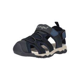 Sandale ZIGZAG "Krila", M&auml;dchen, Gr. 24, dunkelblau, Kunstfaser, Lederimitat, Schuhe Sandale, mit geschlossener Zehenpartie