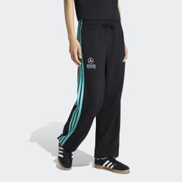 Sporthose adidas Performance "MER DNA PNT W", Damen, Gr. XS, N-Gr, schwarz, semi mint rush, normal, gr., Obermaterial: 55% Baumwolle, 36% Polyester, 9% Viskose, Hosen Sporthose