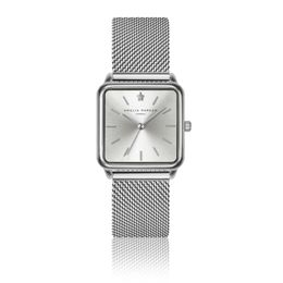 Quarzuhr AMELIA PARKER "AC5-B018S", silber, Armbanduhren, Damen, Quarzuhr