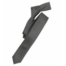 Krawatte Venti "Venti Krawatte uni", Herren, grau, 70% Polyester, 30% Seide, Krawatten