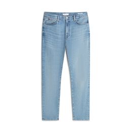 Straight-Jeans Tommy Hilfiger "Denton Slim Straight Fit", Herren, Gr. 31, L&auml;nge 34, rio blau, Denim/Jeans, Obermaterial: 99% Baumwolle, 1% Elasthan, straight fit lang, Jeans Straight-Jeans