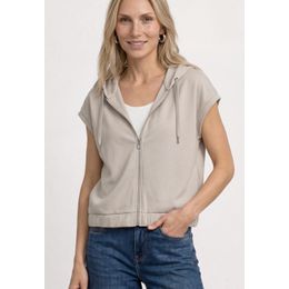 Cardigan Street One, Damen, Gr. 34, clay sand, Stoff, 48% Modal, 41% Polyester, 11% Elasthan, unifarben, normal normal, Rundhals, abgesteppt, Strickjacken