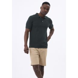 Poloshirt FELIX HARDY "Polo Shirt", Herren, Gr. L, dunkel gr&uuml;n, 97% Baumwolle, 3% Elasthan, Shirts