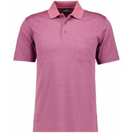 Poloshirt Ragman, Herren, Gr. L, beere, 683, Piqu&eacute;, 61% Baumwolle, 39% Polyester, regular fit, ohne Ausschnitt, Shirts