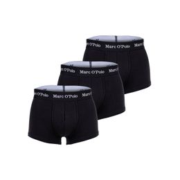Marc O'Polo Boxershorts MARC O'POLO "Boxershort 3-PACK TRUNK 3er Pack", Herren, Gr. L, schwarz, Obermaterial: 95% Baumwolle CO(Bio). 5% Elasthan EL., Unterhosen